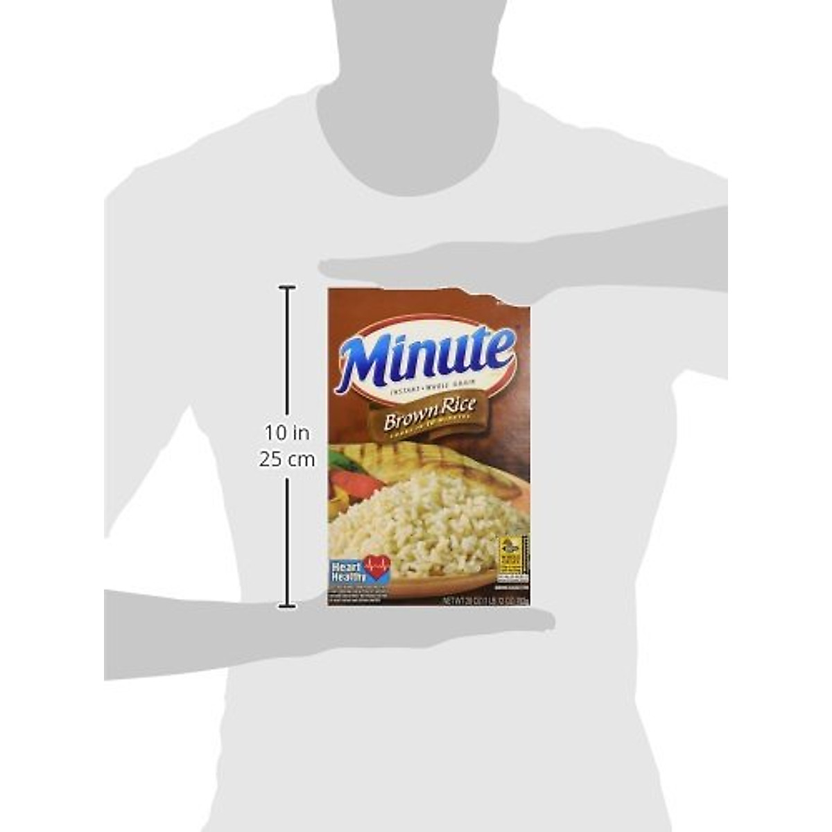 Minute Brown Rice, Instant Brown Rice for Quick Meals, 28-Ounce Box