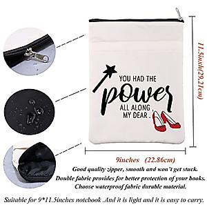 TV Show Inspired Book Sleeve Good Witch Quote Book Cover Ruby Book Lovers Gift You Had The Power All Along My Dear Fairytale Gift (Had The Power BS)