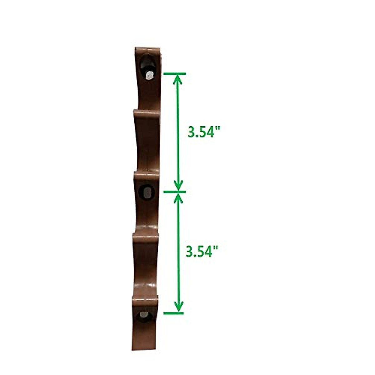 SUQ I OME Replacement Chaise Lounge Bracket Multi Position Adjustable Reclining Brace Heavy Duty Screwed or Riveted Joint Girder Convertible Outdoor Patio Furniture Durable(5 Position, Brown)