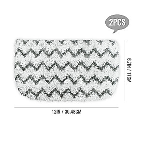 2 Pcs Steam Mop Replacement Pads, Steam Mop Pads Compatible Model Shark Steam Mop S1000 S1000A S1000C S1000WM S1001C SK410 SK435CO SK460 SK140 SK141 S3101 S3250 S3251 S10001C S1200 SK3102 SK3251