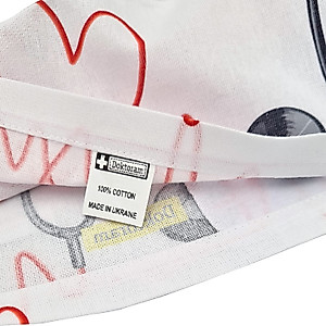 Stethoscope Print Scrub Cap - Perfect Hat for Nurses, Doctors and EMTs…