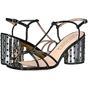 Marc Jacobs Women's Sheena Strap Sandal Heeled, Black, 38.5 M EU (8.5 US)