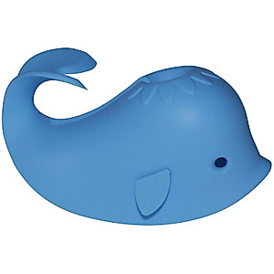 Aurelie Silicone Whale Tub Faucet Cover for Kids, Protective Baby Safety Products for the Bathtub Spout, Blue