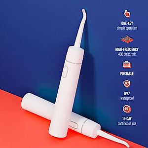 Portable Water Flosser for Teeth Professional Cordless Dental Oral Irrigator, Tankless and Rechargeable IPX7 Waterproof Dental Water Flosser for Home and Travel, Braces & Bridges Care