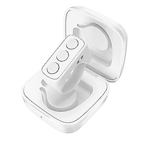 TikTok Remote Control Kindle App Page Turner, Bluetooth Camera Video Recording Remote, TIK Tok Scrolling Ring for iPhone, iPad, iOS, Android - White