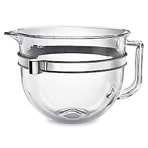 KitchenAid Stand Mixer Glass Bowl, 6 Quart Bowl Lift