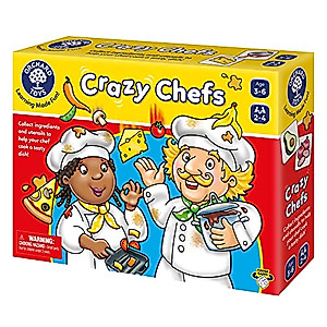 ORCHARD TOYS Moose Crazy Chefs Game. Help Make a Meal in This Tasty Matching Game. for Ages 3-6 and 2-4 Players