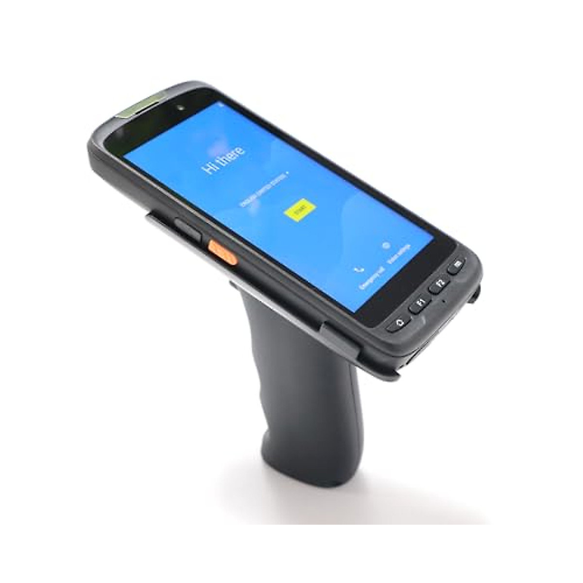 RUGLINE Android 2D Barcode Scanner Mobile Computer 5" Handheld Rugged PDA,Android 11,Octa Core CPU,4GB RAM/64GB ROM,Wireless Wi-Fi 4G LTE with Pistol Grip for Inventory Management