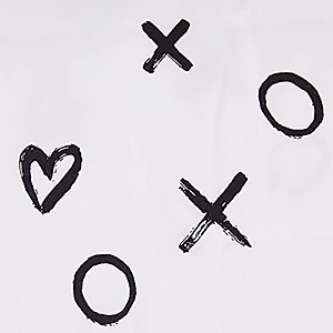 Kushies Deluxe Change Pad Flannel, XO Black & White (P210-639)