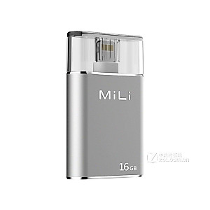MiLi HI-D92 Silver iData Pro 16GB Portable Storage USB Flash Drive for iPhone
