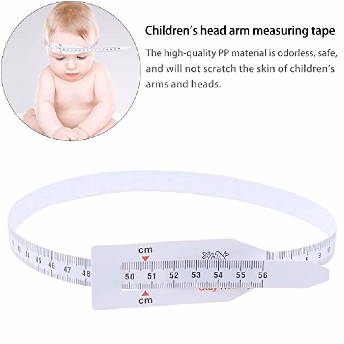Infant Head Circumference Tape Ruler: 6pcs Newborn Head Measuring Ruler Cm Measure Ruler Baby Toddler Head Body Arm Measurement Tool