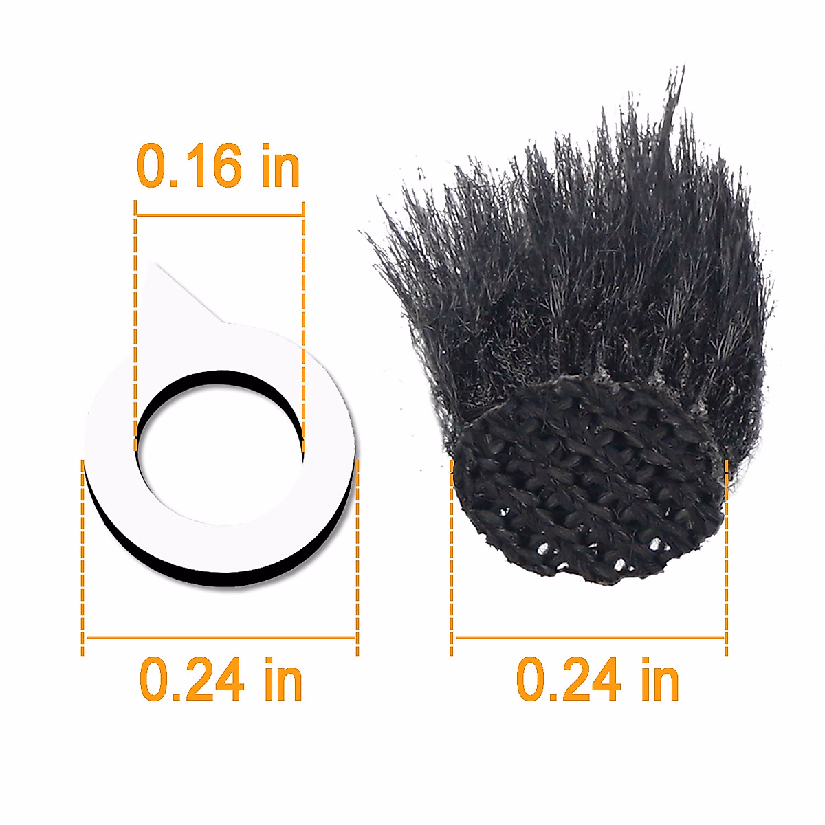 SUNMON Camera Mic Windscreen Windshield Wind Muff for DJI Osmo Action Camera,Sony RX1 RX10 RX100 Digital Compact Cameras Wind Cover (10 Pack)