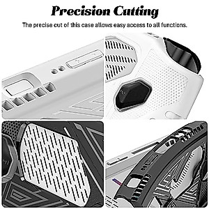 TERPINK Protective Case Compatible with ASUS ROG Ally Handheld 7 inch 2023, Precise Cuts TPU Case with Foldable Stand, Shock Resistant Case Protect from Drops, Impacts and Scratches