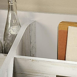 Sauder Barrister Lane Bookcase, White Plank Finish