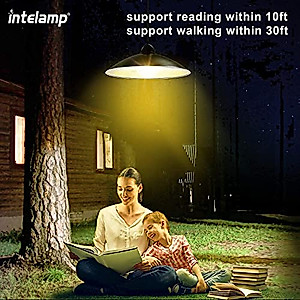intelamp Solar Pendant Lights, Solar Shed Lights by Remote Control Solar Powered Indoor & Outdoor Lights Hanging Lights for Storage Room Home Yard Porch Balcony