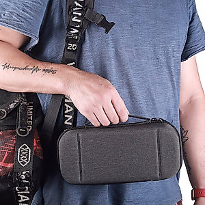 Carrying Case Fit for Nintendo Switch Lite-,Protective Hard Shell Travel Box for Nintendo Switch Lite Console & Accessories,Dark Gray