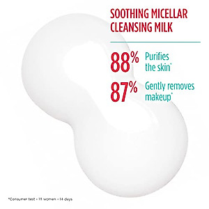 My Clarins RE-MOVE Micellar Cleansing Milk | Gently Removes Make-Up, Impurities and Pollutants From Face, Eyes and Lips | Refreshes, Hydrates, Soothes and Comforts | Vegan, Paraben-Free | 6.8 Fl Oz