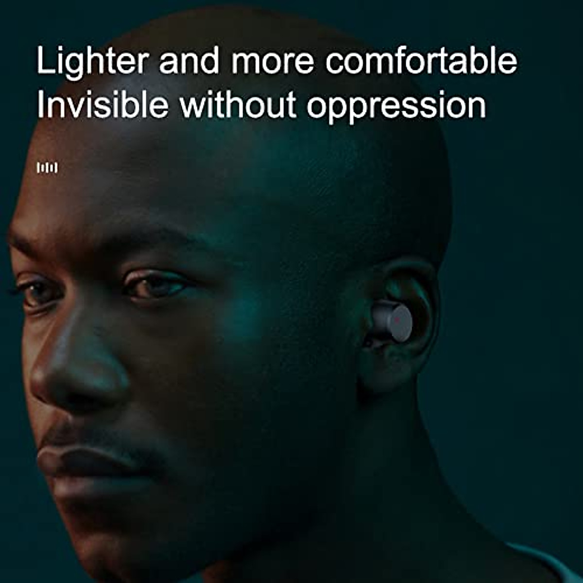 Onlyliua Wireless Bluetooth Headset, Power Display, Intelligent Noise Reduction HiFi Sound Quality, IPX7 Waterproof, Mobile Phone Can Be Charged, for Sport, Gaming