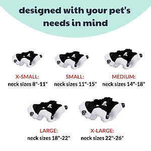 Huxley & Kent Ruff Pet Scrunchy | Hanukkah (Small) | Festive Christmas/Holiday Neckwear for Dogs/Cats | Fun Stretchable Costume Accessory | Soft Collar with Bells