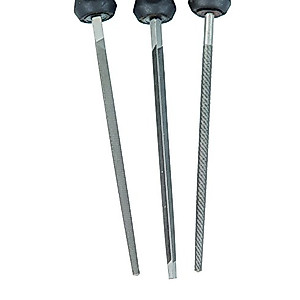 Wheeler Professional Gunsmithing File Set with Roll Up Storage Case for Firearm Maintenance