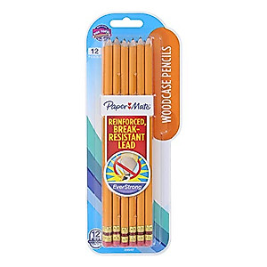 Paper Mate EverStrong Woodcase Pencils, 12-Count