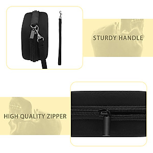 Hard Portability Playing Card Travel Case Compatible with Set Enterprises FiveCrowns card game,Protective Case Organizer.(Notincluding Cards)(black)