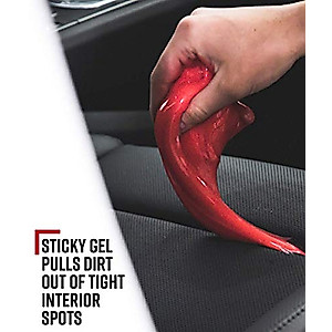 Adam's Interior Goo - Car Detailing Dust Cleaning Mud Slime Gel Glue for Automotive Interior Car Cleaner | Magic Putty Cleaner for Your Car Accessories Leather Car Seat Laptop Keyboard Tablet…