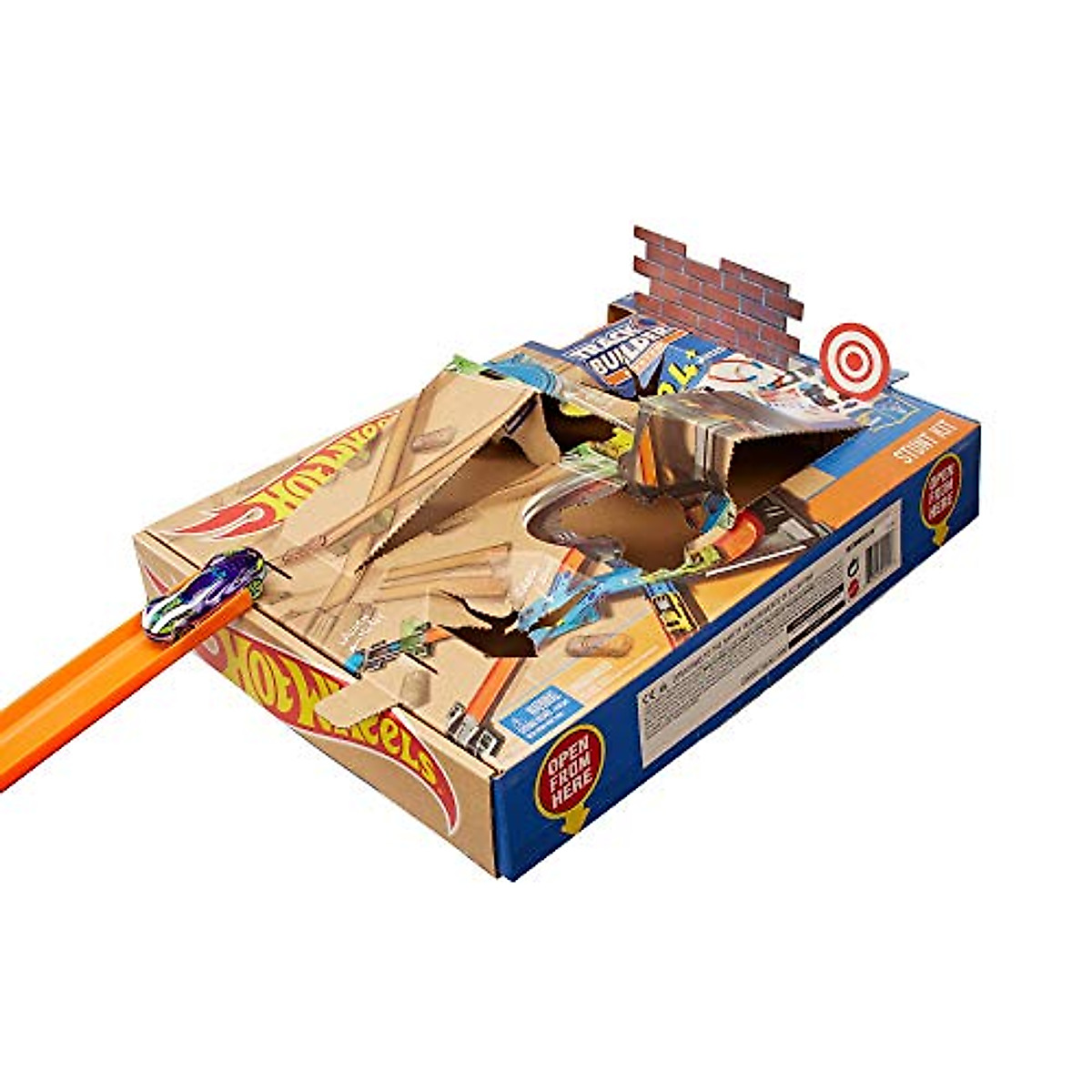 Hot Wheels DLF28 Track Builder System Stunt Kit Playset [Amazon Exclusive]