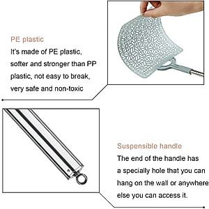 3 Pieces Fly Swatter Manual Retractable Fly Swatter Detachable Telescopic Fly Swatter, 3 Colors