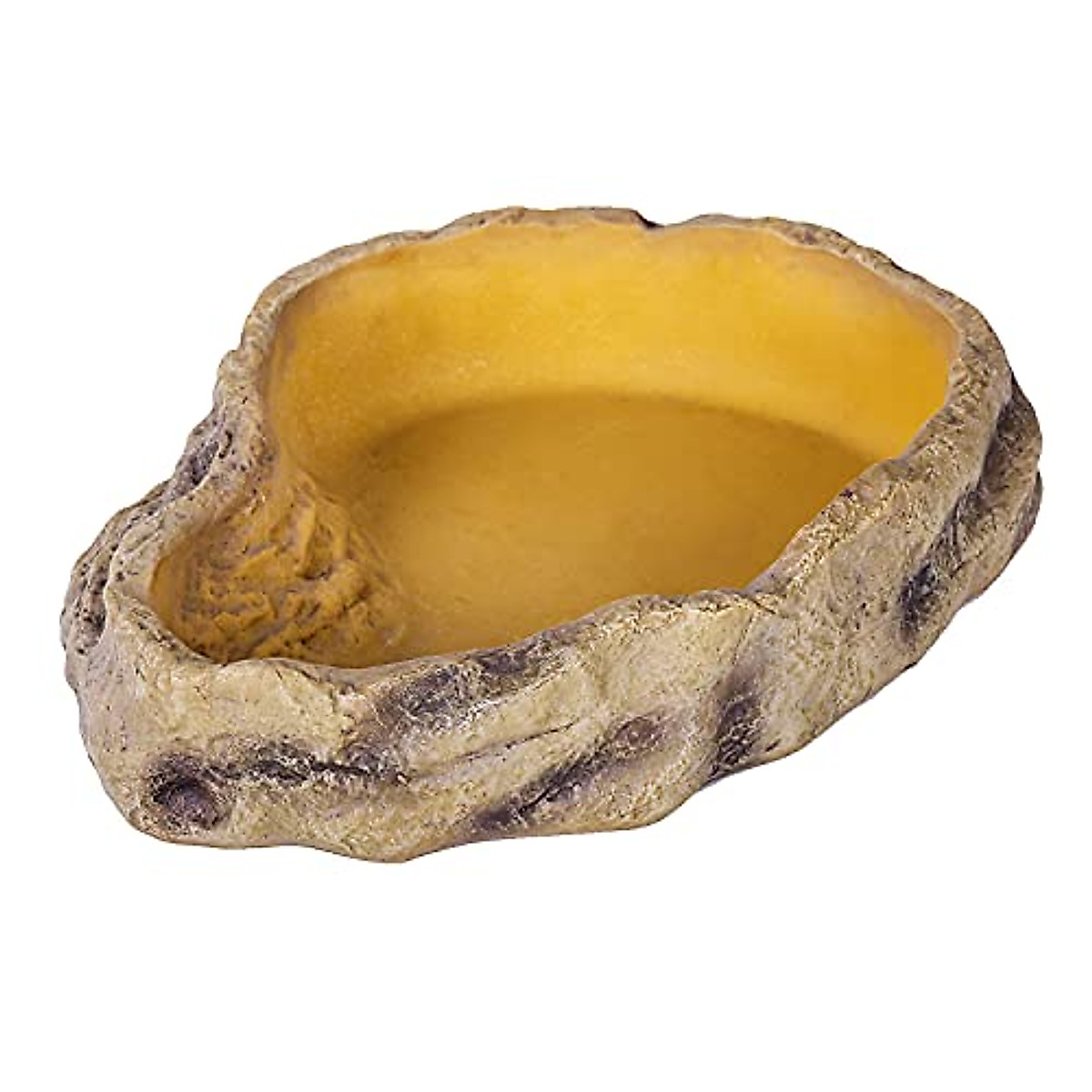 REPTIZOO Reptile Water Bowl Terrarium Water Dish Food Feeding Bowl for Reptile Amphibian Pets Large(11"x 8"x 2.4")