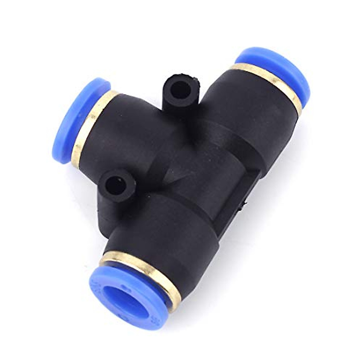 SNS Push to Quick Connect Tube Fitting 5/16" Tube OD Union Tee Type Plastic(10 PCS) SPE-5/16