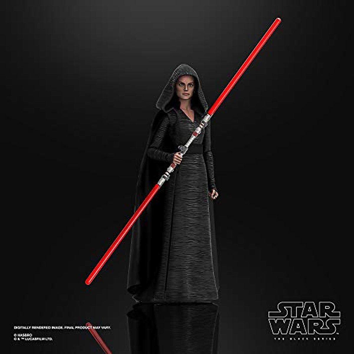 STAR WARS The Black Series Rey (Dark Side Vision) Toy 6-Inch Scale The Rise of Skywalker Collectible Action Figure, Ages 4 and Up, Multicolored (F1307)