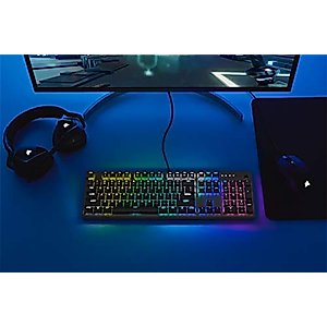 Corsair K60 RGB Pro Low Profile Mechanical Gaming Keyboard - CHERRY MX SPEED Mechanical Keyswitches – Slim and Streamlined Durable Aluminum Frame - Customizable Per-Key RGB Backlighting