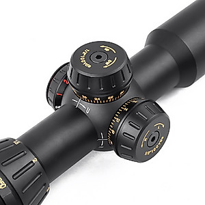 Sniper ND1.5-5X33CB Crossbow Scope 300~450 FPS, 20-100 Yards, R/G/B Illuminated Rifle Scope