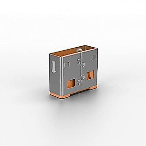 Lindy USB Port Blocker - Pack of 10 - Orange 40463