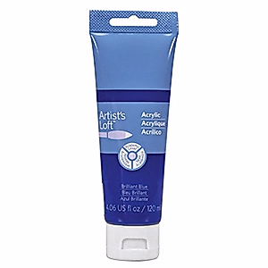 Artist's Loft Acrylic Paint, 4 oz (Brilliant Blue)