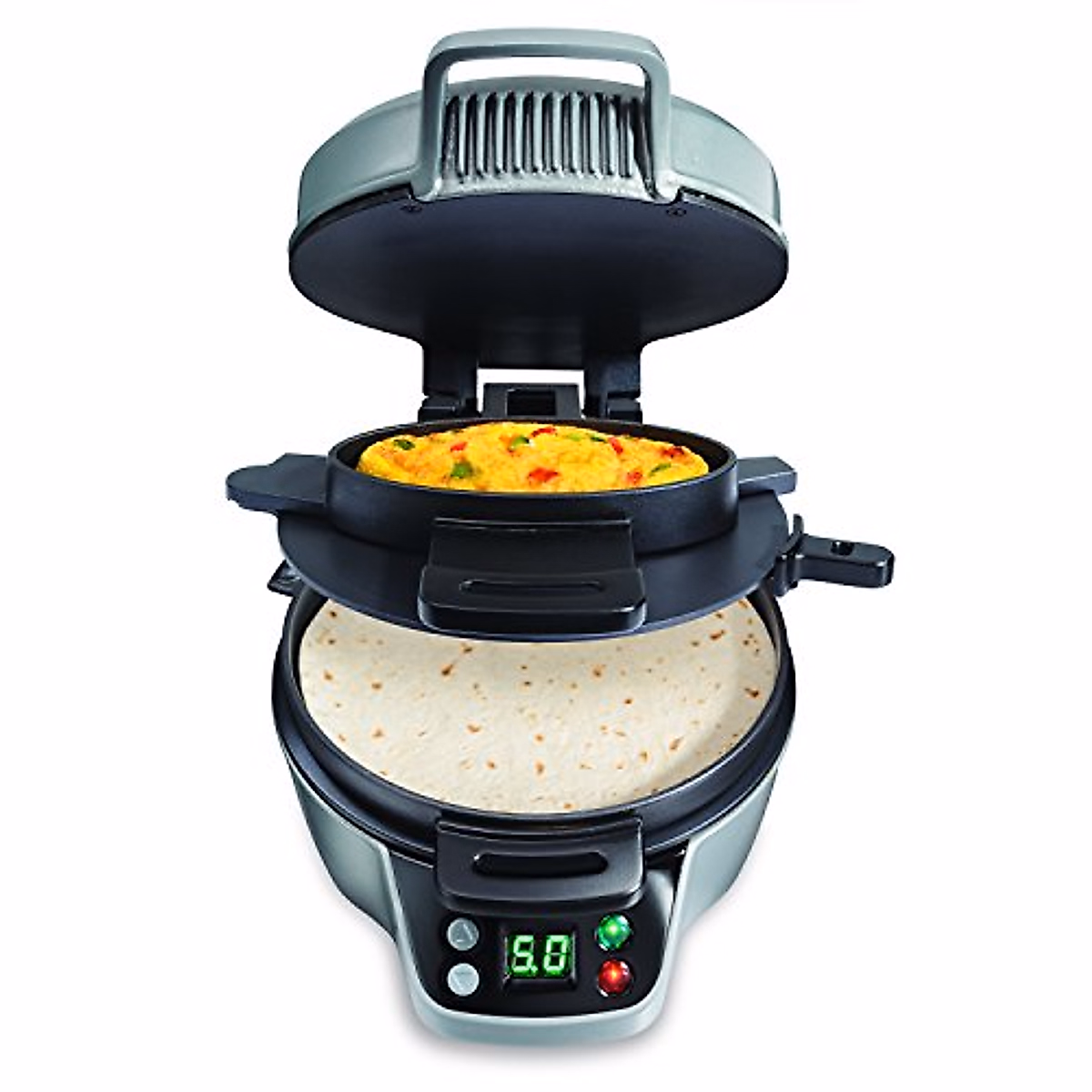 Hamilton Beach, Silver 25495 Breakfast Burrito Maker, 9.8 x 8.7 x 5.6 inches