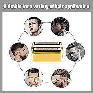 Shaver Replacement Foil and Cutters compatible with BaBylissPRO Barberology Double FXFS2 (2PC Gold)