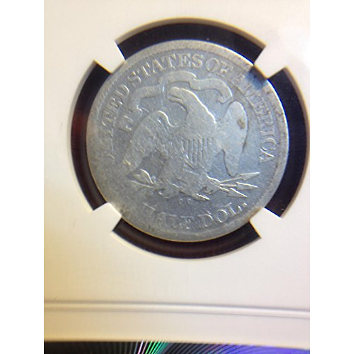 1875 CC Sitting Liberty Half Dollar 50C AG Details NGC