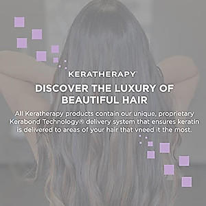 KERATHERAPY Daily Smoothing Cream, 6.8 fl. oz., 200 ml - Keratin Infused Smoothing Cream for Blowouts with Collagen, Jojoba Oil, Wheat & Argan Oil