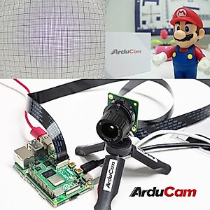 Arducam Lens for Raspberry Pi HQ Camera, Wide Angle CS-Mount Lens, 6mm Focal Length with Manual Focus