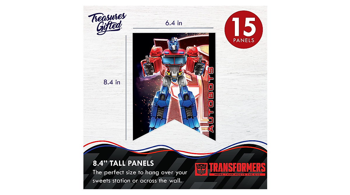 Transformers Birthday Banner - Officially Licensed Party Decor