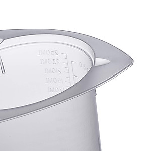 Globe Scientific 3642 Polypropylene Tri-Corner Beaker, Graduated, 250ml Capacity (Case of 100)