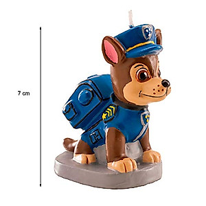 Dekora - 346170 Paw Patrol 3D Candle Figurine Wax Blue 9 x 5 x 15 cm