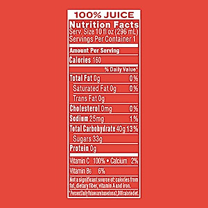 Tropicana 100% Juice, Strawberry Orange, 10 fl oz (Pack of 15) - Real Fruit Juices, Vitamin C Rich, No Added Sugars, No Artificial Flavors