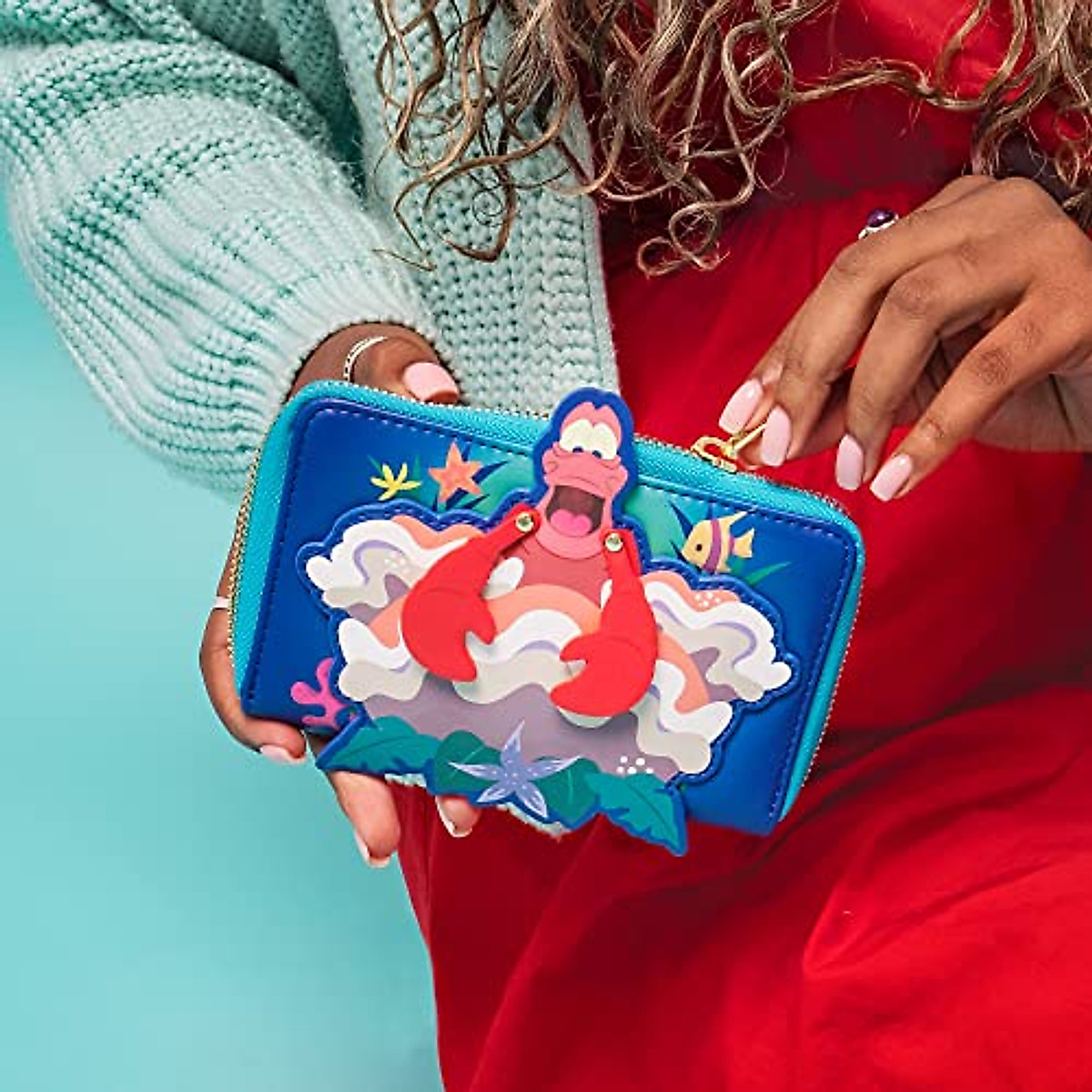 Loungefly Disney Little Mermaid Sebastian Wallet, Amazon Exclusive