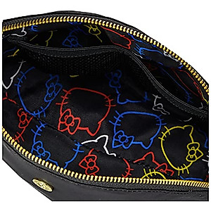 Kipling KI78217KB Official Kipling X Hello Kitty ZADOK Rabbit, Black