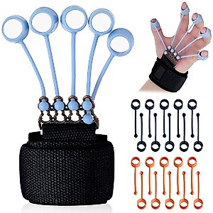 Hand Grip Strength Trainer - 3 Resistance Levels Forearm Strengthener for Beginner, Intermediate & Advance Users - Hand Grip Strengthener Set, The Gripster, Finger Strengthener and Forearm Exerciser