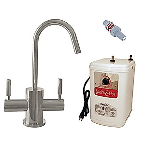 Westbrass D2051HFP-07 Hot Water Dispenser, 10", Satin Nickel