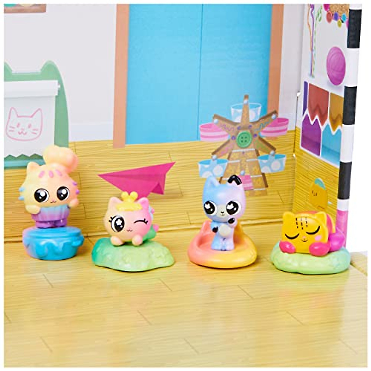 Gabby’s Dollhouse, Meow-mazing Mini Figures 12-Pack (Amazon Exclusive) Rainbow -Themed Toy Figures and Playsets Kids Toys for Ages 3 and up